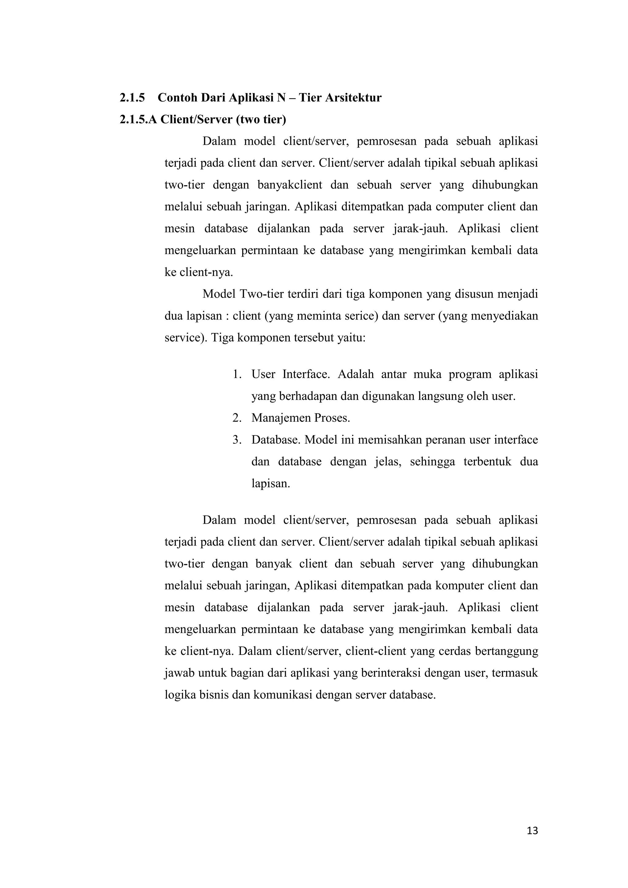 Paper N-Tier Architecture | DOCX