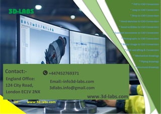 3d-labs -Paper To Cad Conversion In UK.pdf | Drawing and Sketching | Arts and Crafts