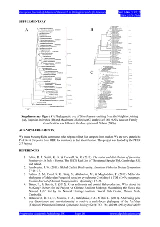 Paper to Upload, MOLECULAR PHYLOGENY OF CATFISHES.pdf | Fish and ...