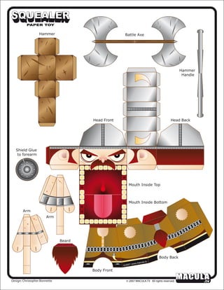 Paper toys modelos | PDF | Model Toys | Hobbies & Interests