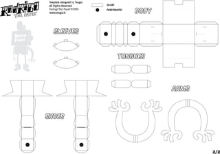 Paper toys modelos | PDF | Model Toys | Hobbies & Interests