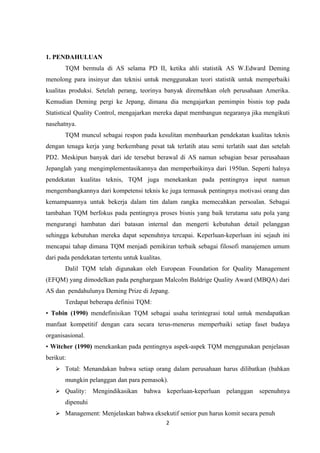 Paper tqm | DOC