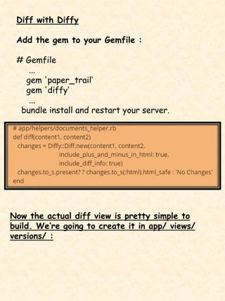 Paper trail gem | PDF