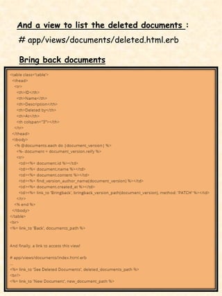 Paper trail gem | PDF