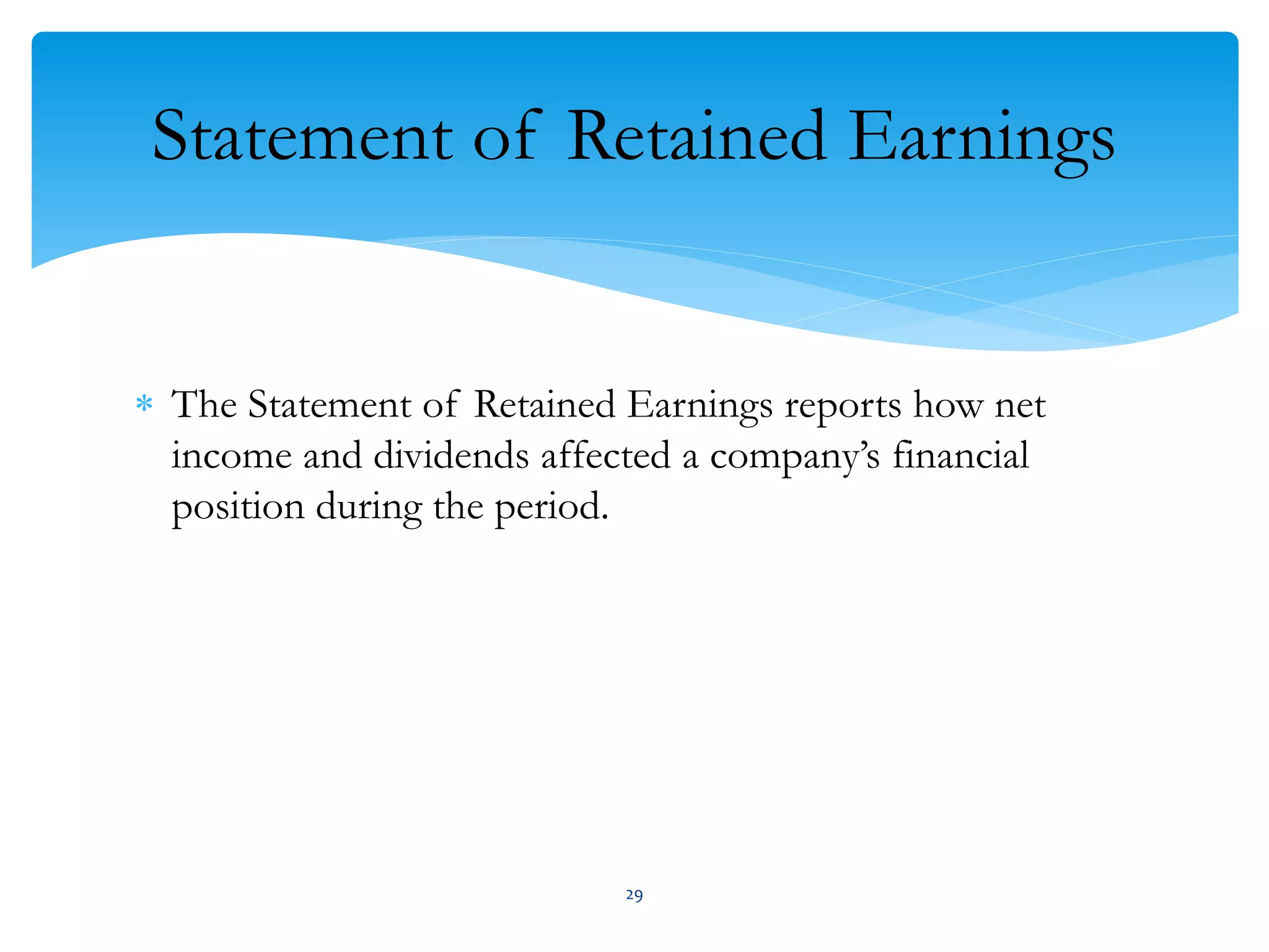 Basic financial reporting & statements | PPT