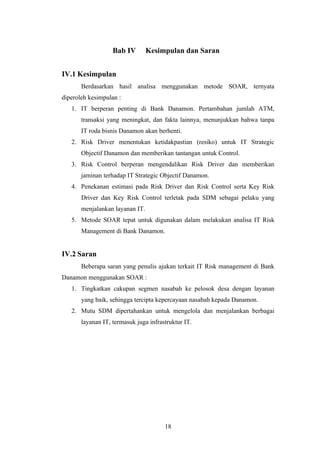 Paper UAS PSTI - I Putu Agus Eka Pratama - Bank Danamon | PDF