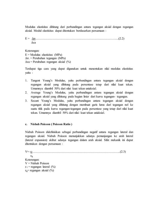 Paper UCS, RQD & RMR | PDF