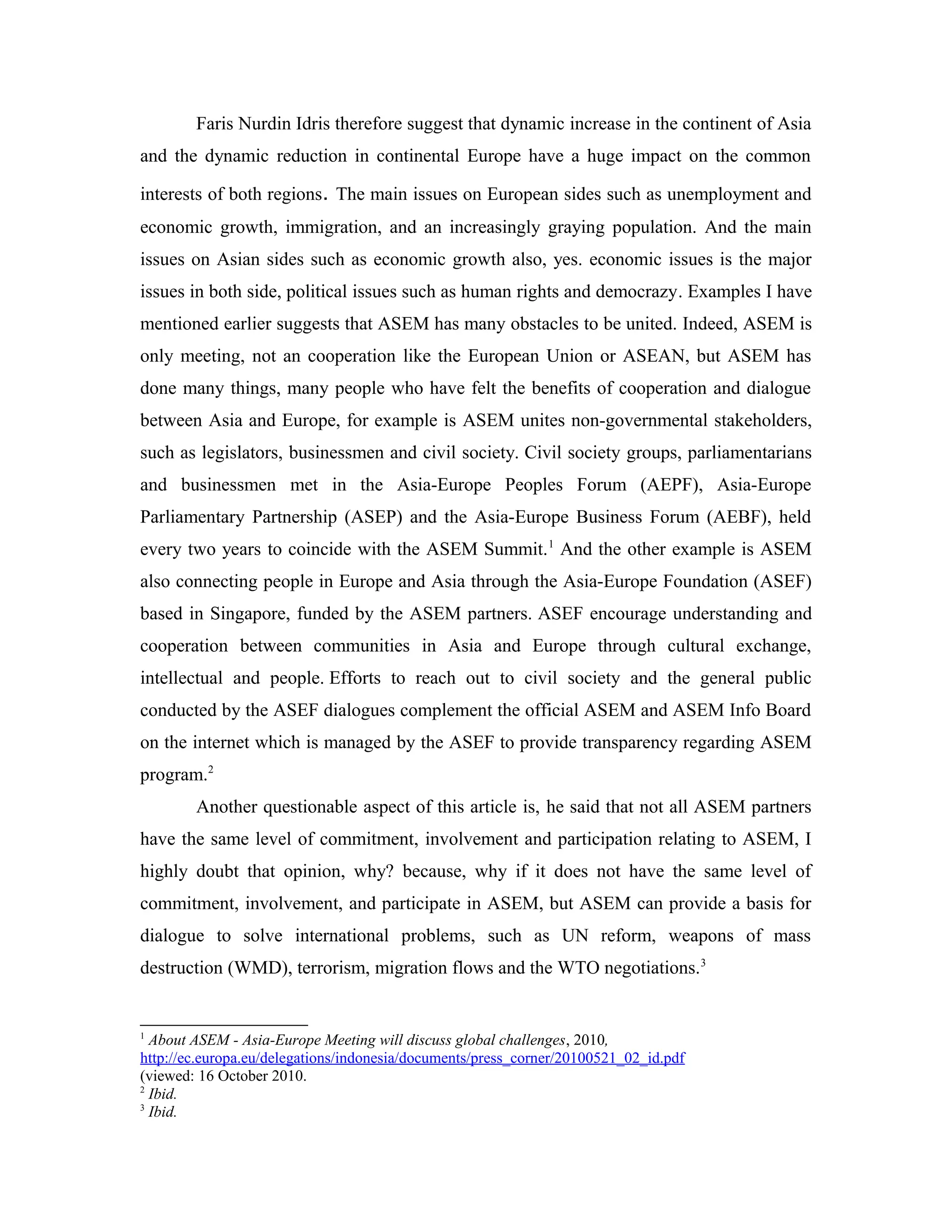 Does ASEM matter? | DOC