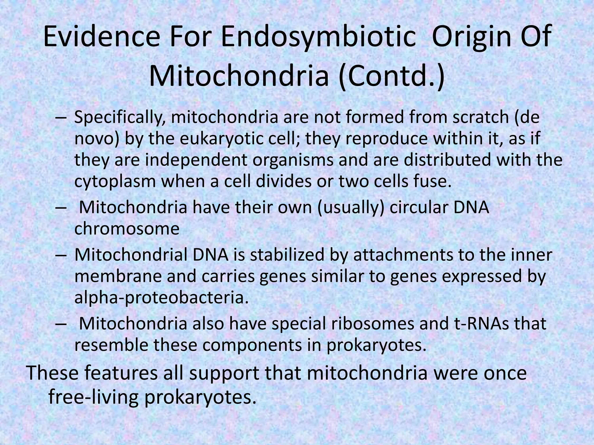 ENDOSYMBIOTIC THEORY | PPTX