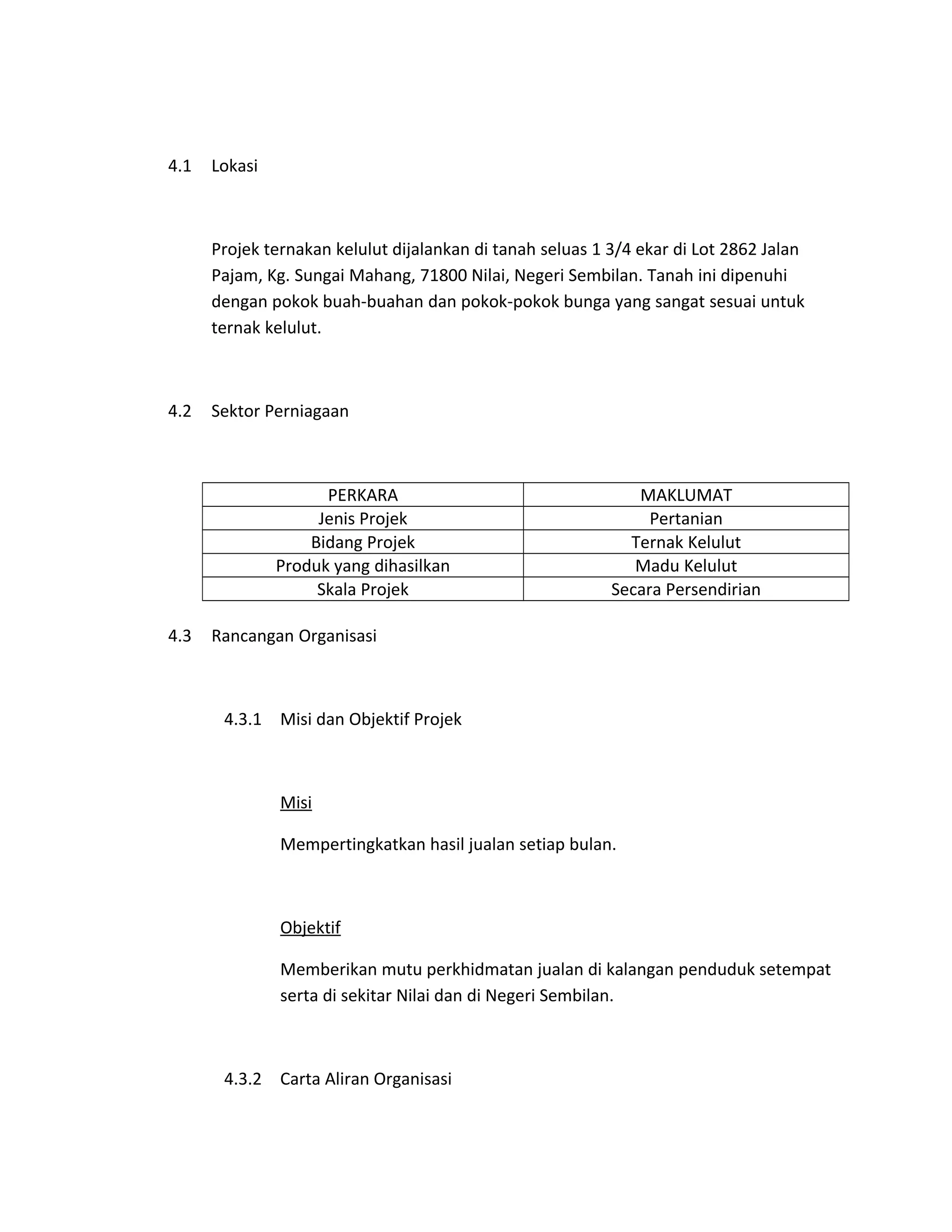 Paper work madu kelulut 1 | DOC