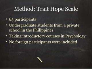 Social Comparison, Trait Hope, and Cognitive Task Performance: A Goal ...