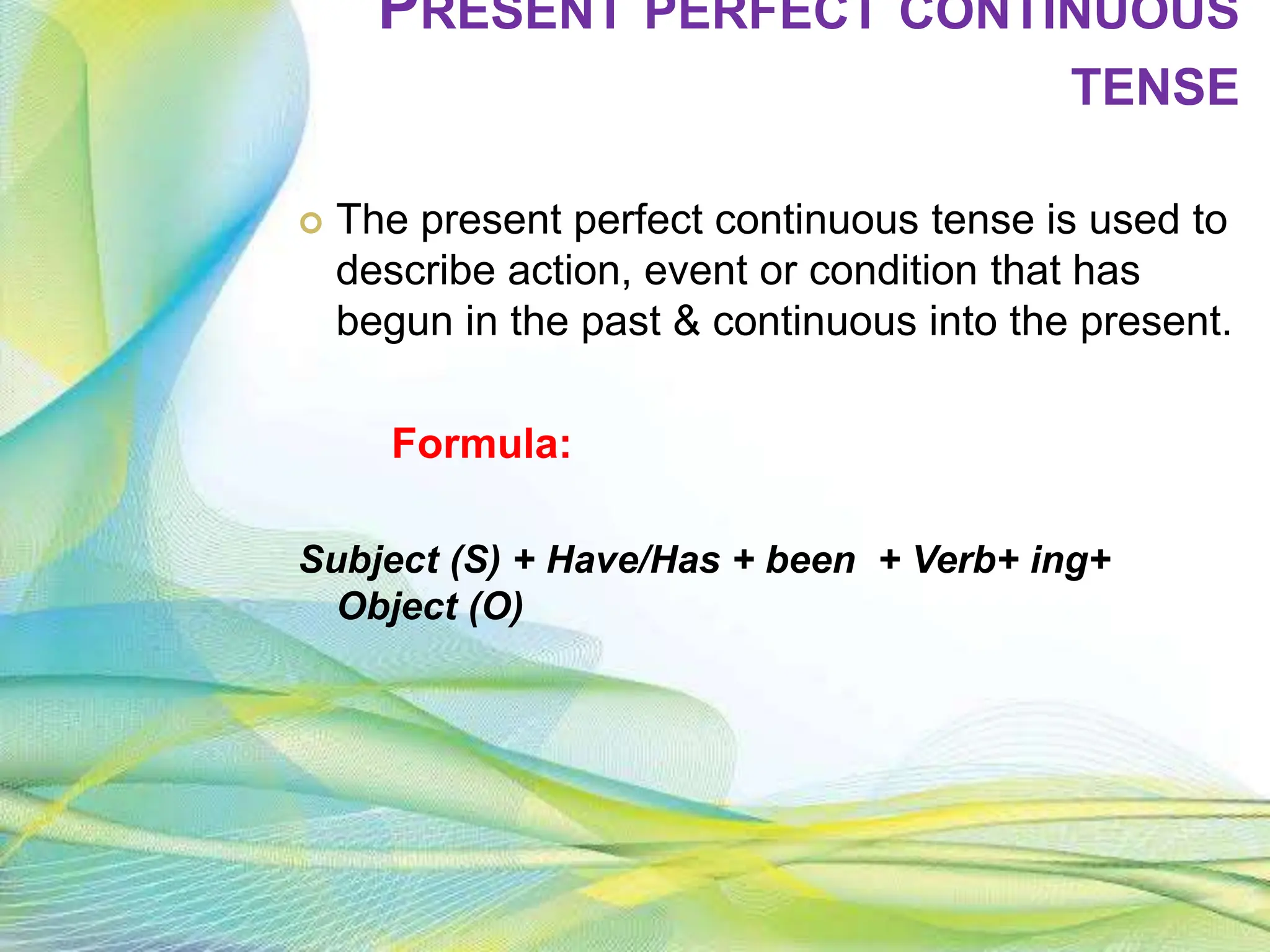 Tenses - Types of Tenses with Examples (Part Of Speech) | PPTX