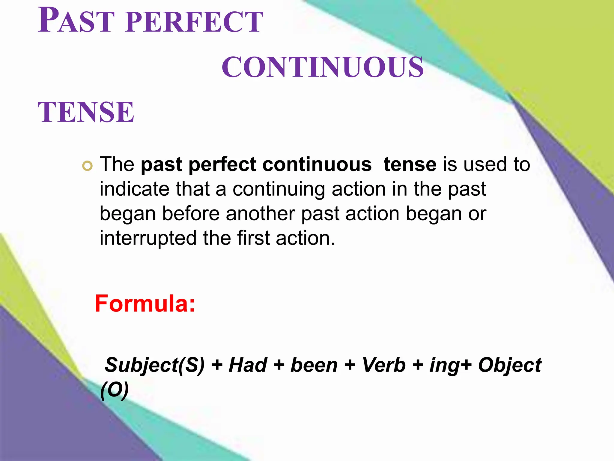 Tenses - Types of Tenses with Examples (Part Of Speech) | PPTX