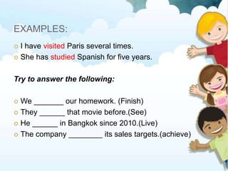 Tenses - Types of Tenses with Examples (Part Of Speech) | PPTX