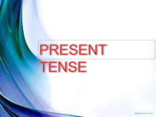 Tenses - Types of Tenses with Examples (Part Of Speech) | PPTX