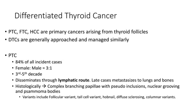 Papillary neoplasm of Thyroid.pptx