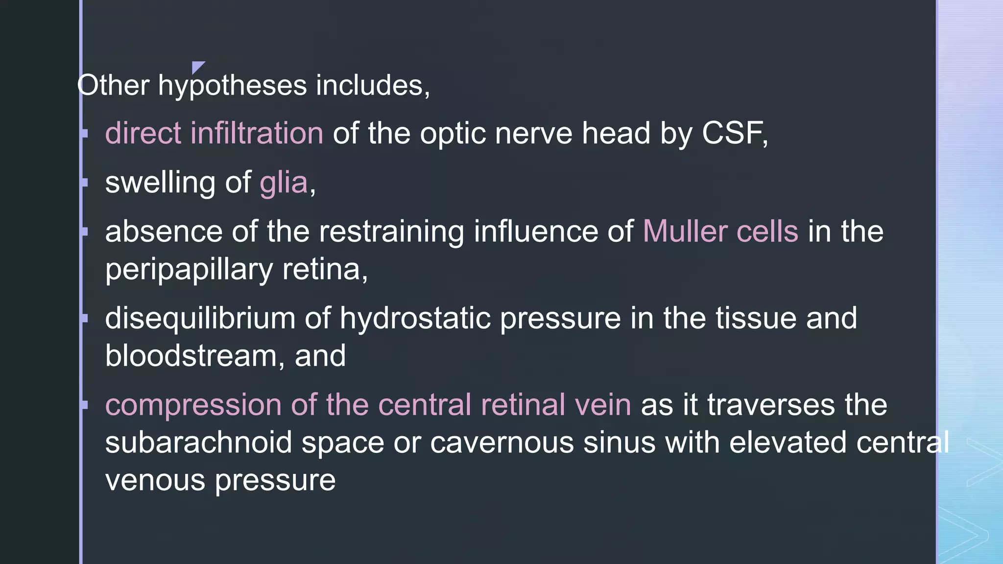 Papilledema - Optic Nerve Head Swelling | PPTX