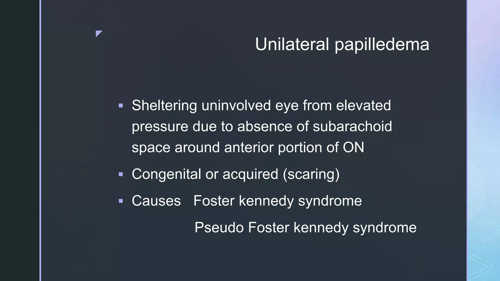 Papilledema - Optic Nerve Head Swelling | PPTX