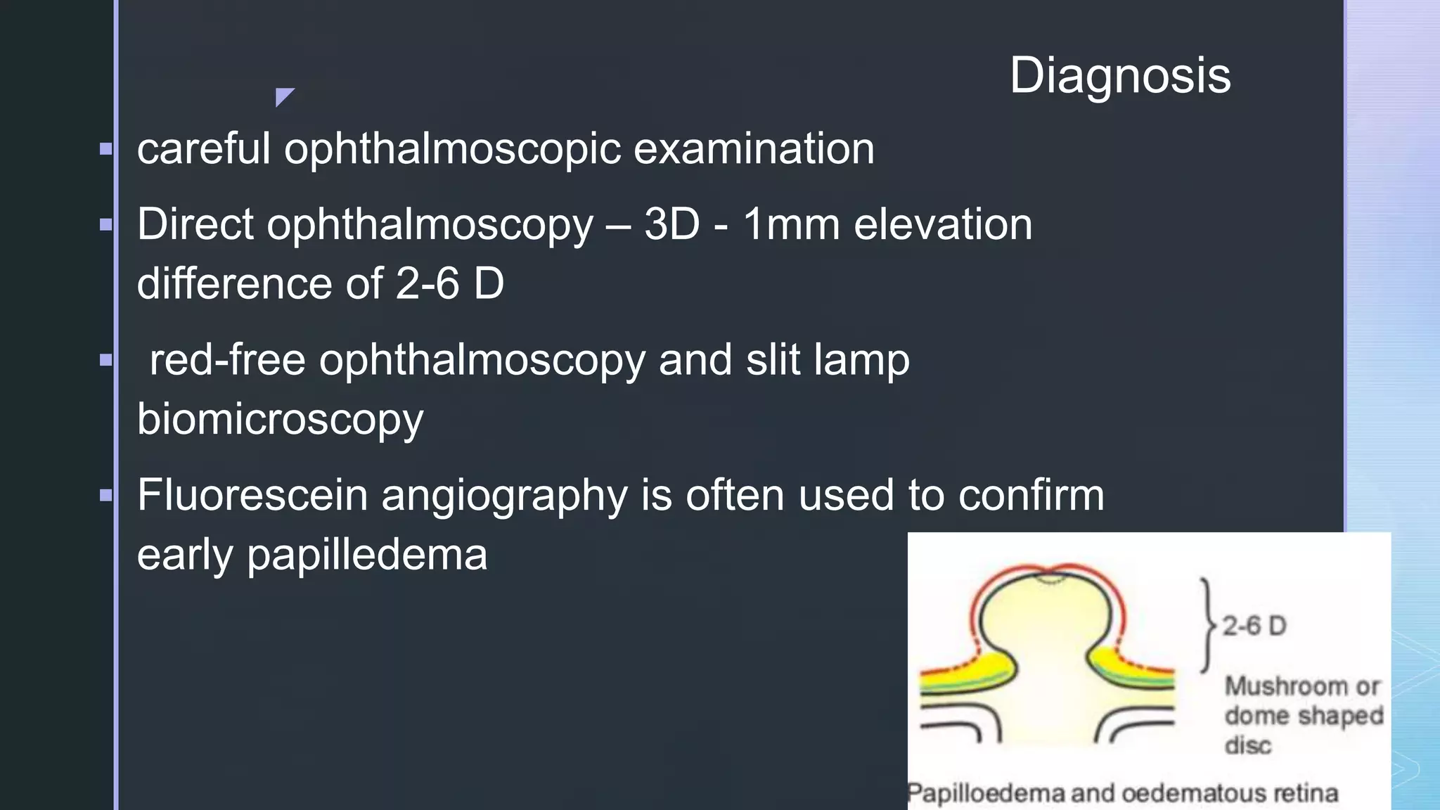 Papilledema - Optic Nerve Head Swelling | PPTX