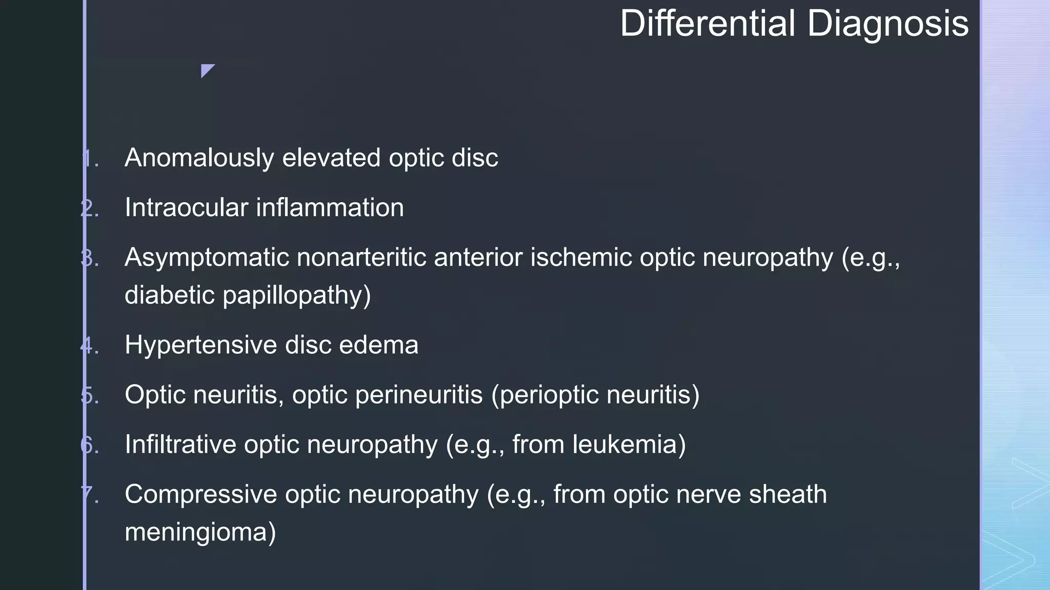 Papilledema - Optic Nerve Head Swelling | PPTX