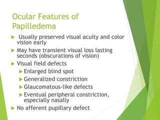 Papilloedema and Optic Atrophy.ppt