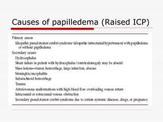 Papilloedema and Optic Atrophy-optha.ppt
