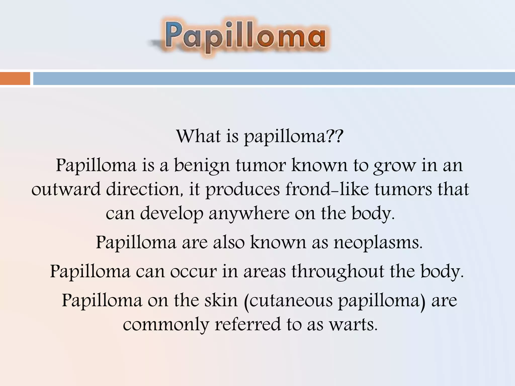 Papilloma | PPTX