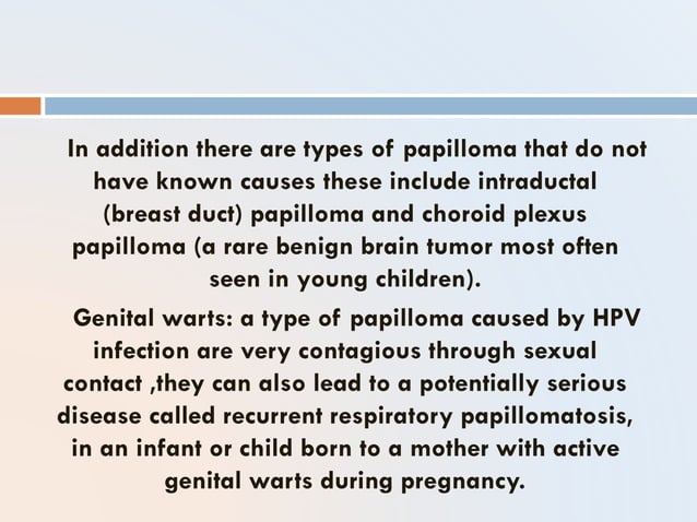 Papilloma | PPTX | Skin and Dermatology | Diseases and Conditions