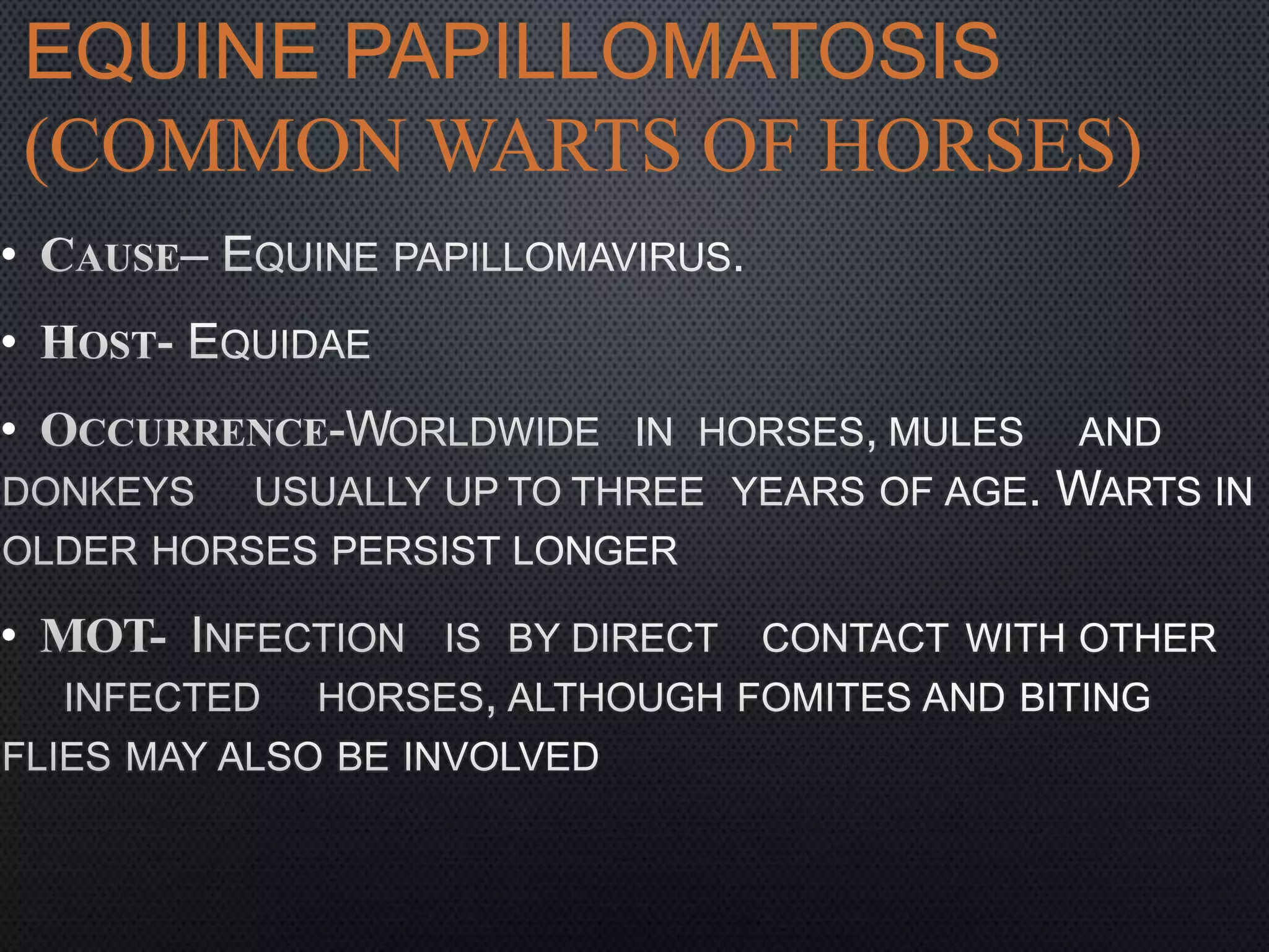 Papillomatosis | PPTX