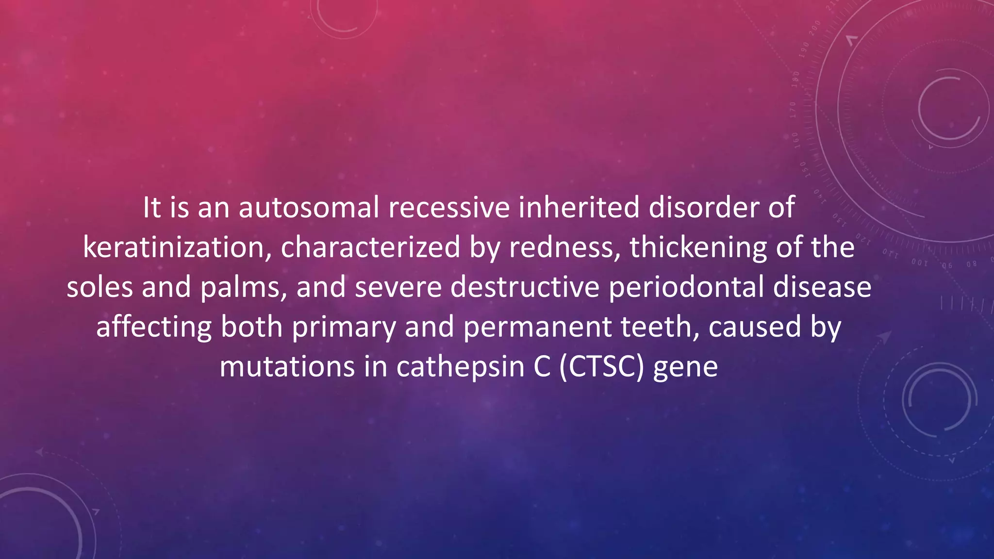 Papillon lefevre syndrome | PPTX