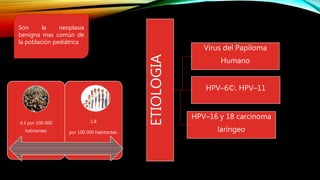 Papilomatosis laríngea | PPT