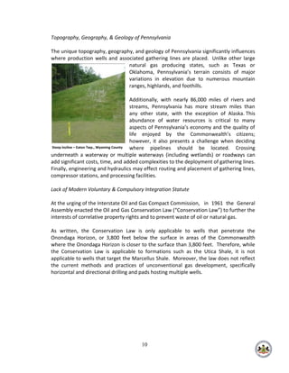 Report to the General Assembly on Pipeline Placement of Natural Gas ...