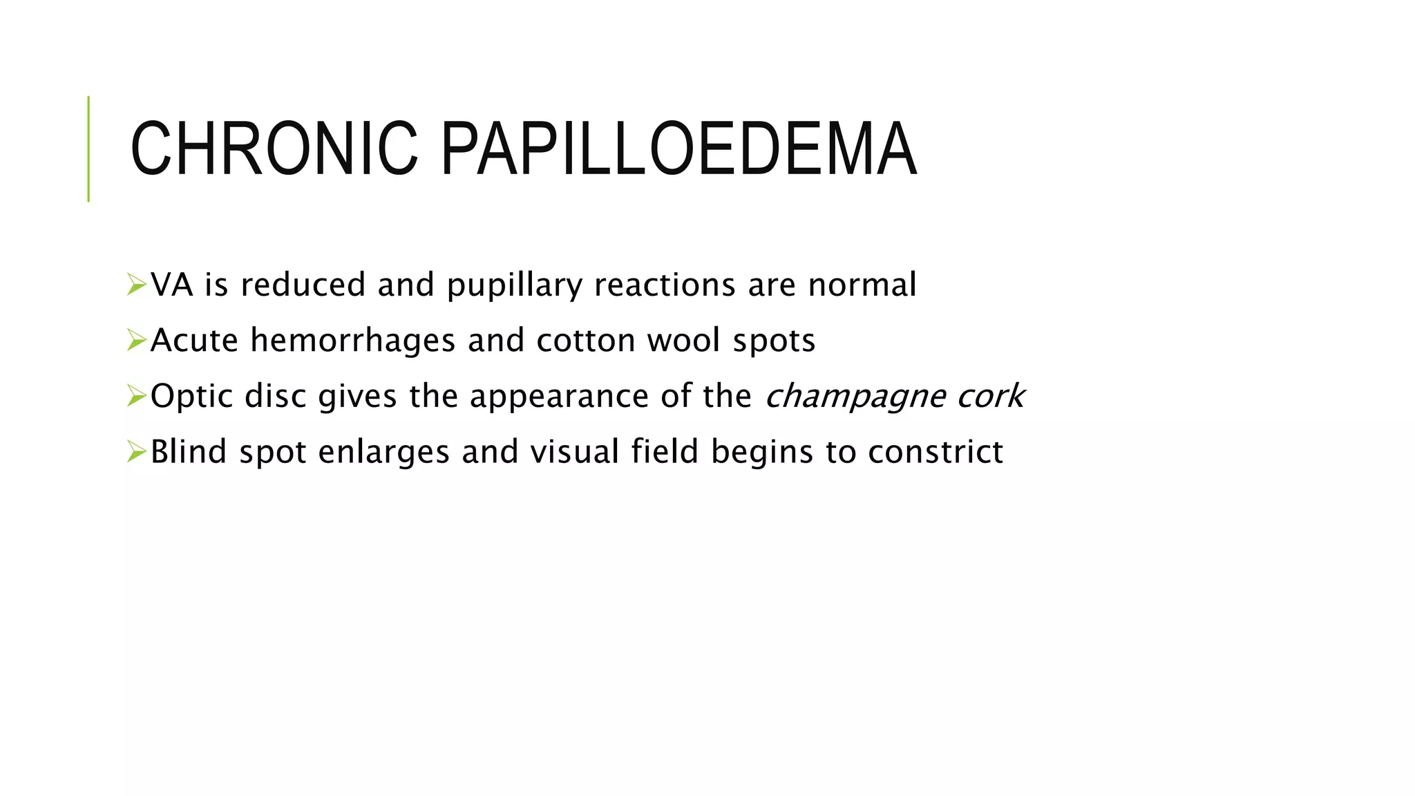 PAPILLOEDEMA | PPTX