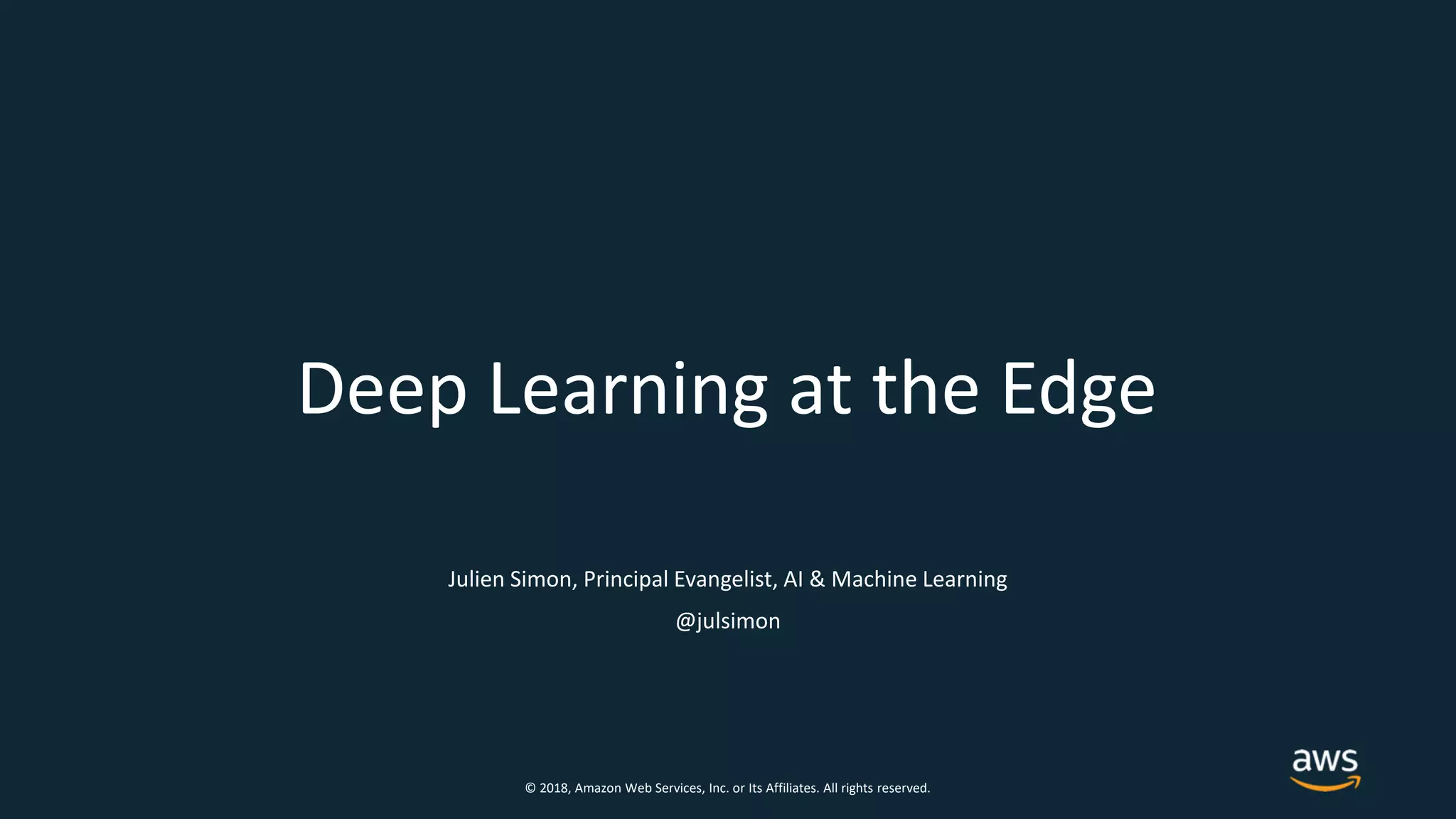 Deep Learning at the Edge | PDF