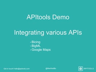 API Integration with APItools.com