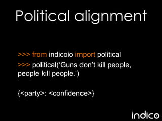 Getting started with indico APIs [Python] | PPT