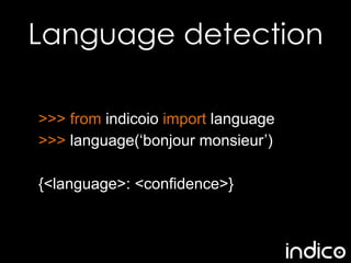 Getting started with indico APIs [Python] | PPT