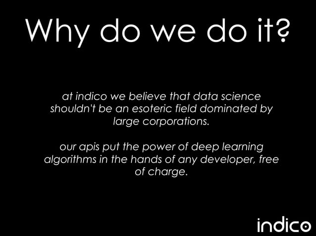 Getting started with indico APIs [Python] | PPT