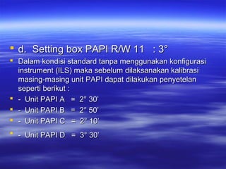 Precission Approach Path Indicator (PAPI) | PPT