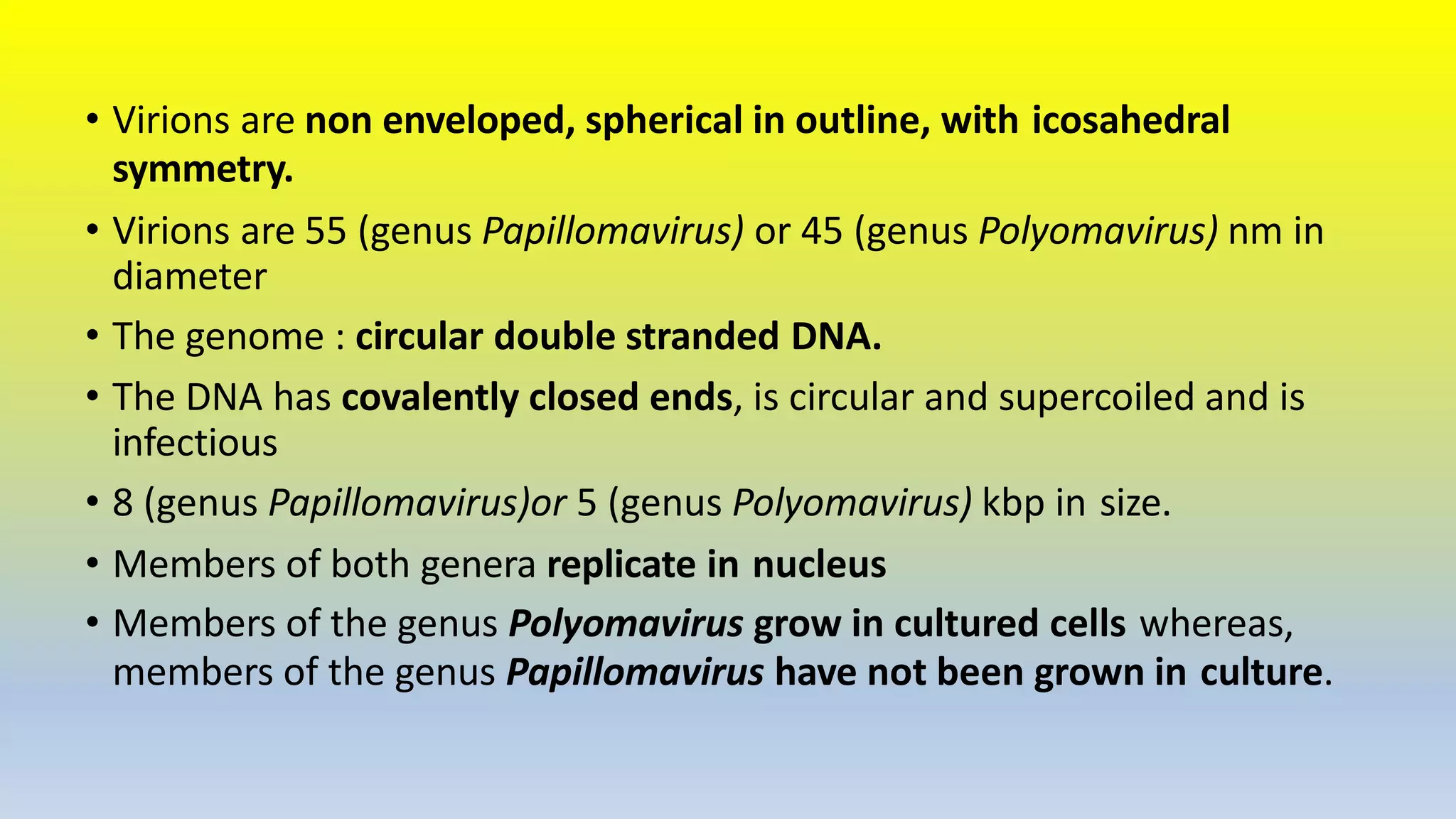 Papova viruses | PPTX