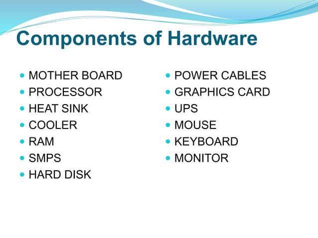 COMPUTER HARDWARE ASSEMBLING | PPTX