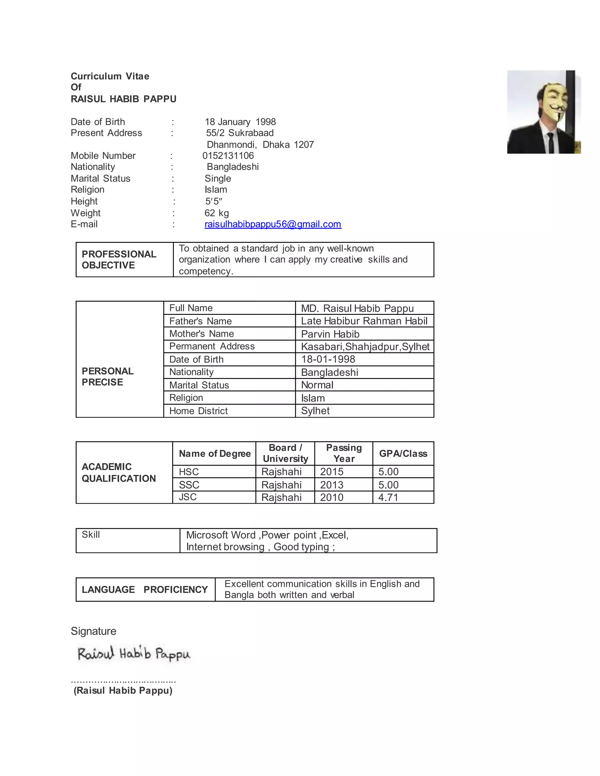 CV Writting | DOCX | Islam | Religion & Spirituality