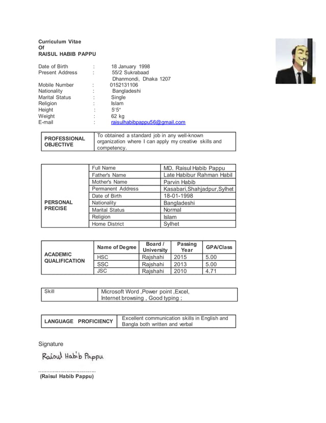 CV Writting | DOCX | Islam | Religion & Spirituality