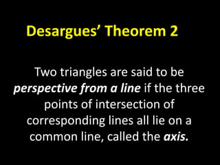 Pappus and desargues finite geometries | PPTX