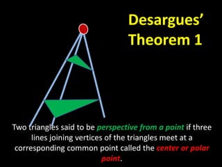 Pappus and desargues finite geometries | PPTX