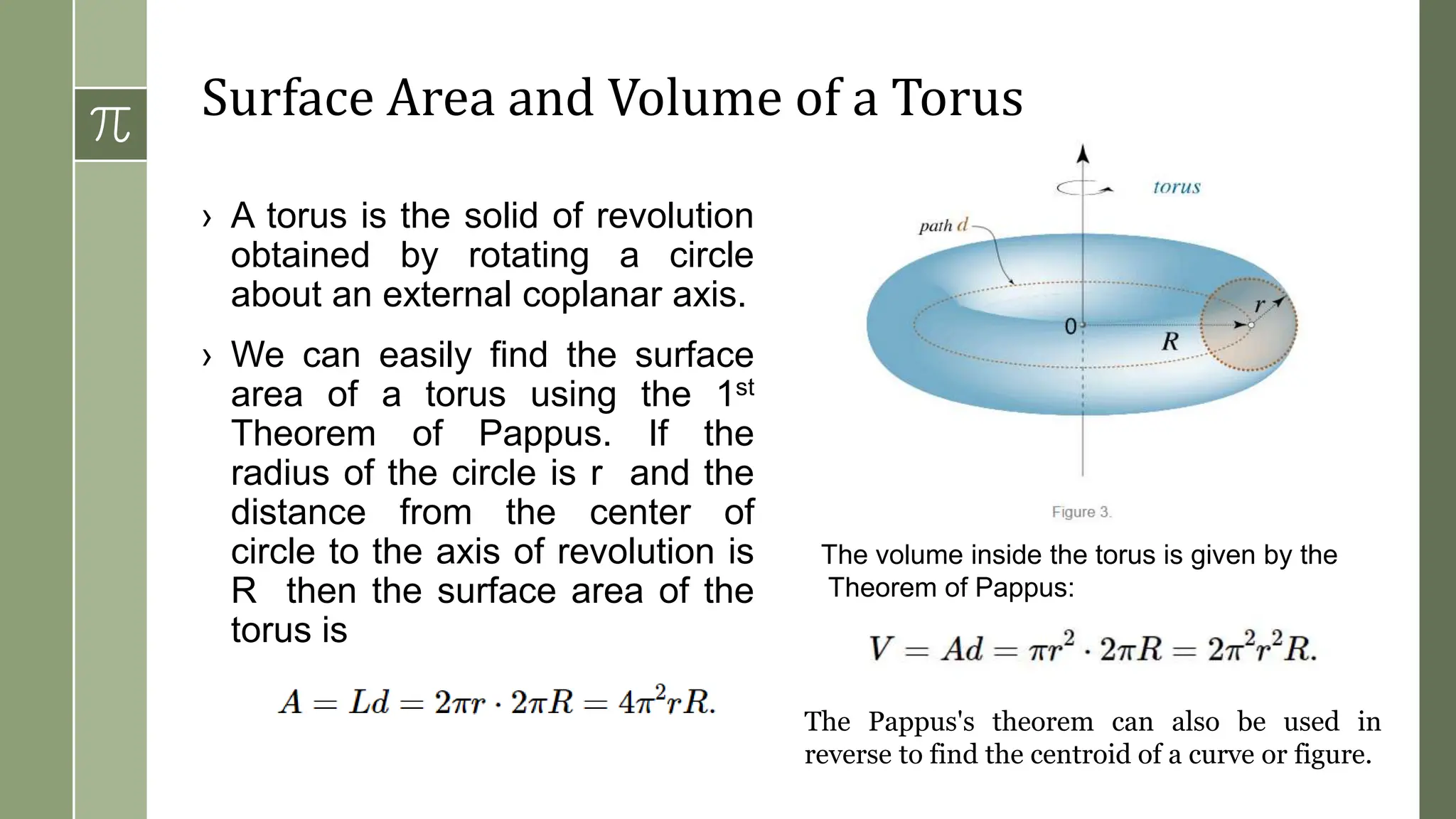 Pappus's Centroid Theorem.pptx | Physics | Science