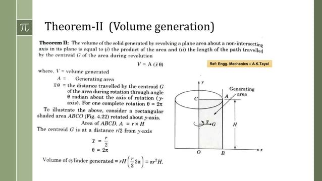 Pappus's Centroid Theorem.pptx | Physics | Science