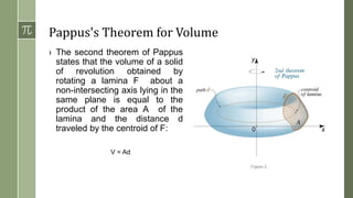 Pappus's Centroid Theorem.pptx | Physics | Science