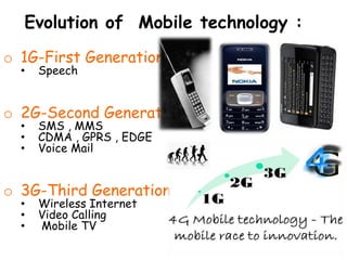 presentation on 4g technology | PPTX