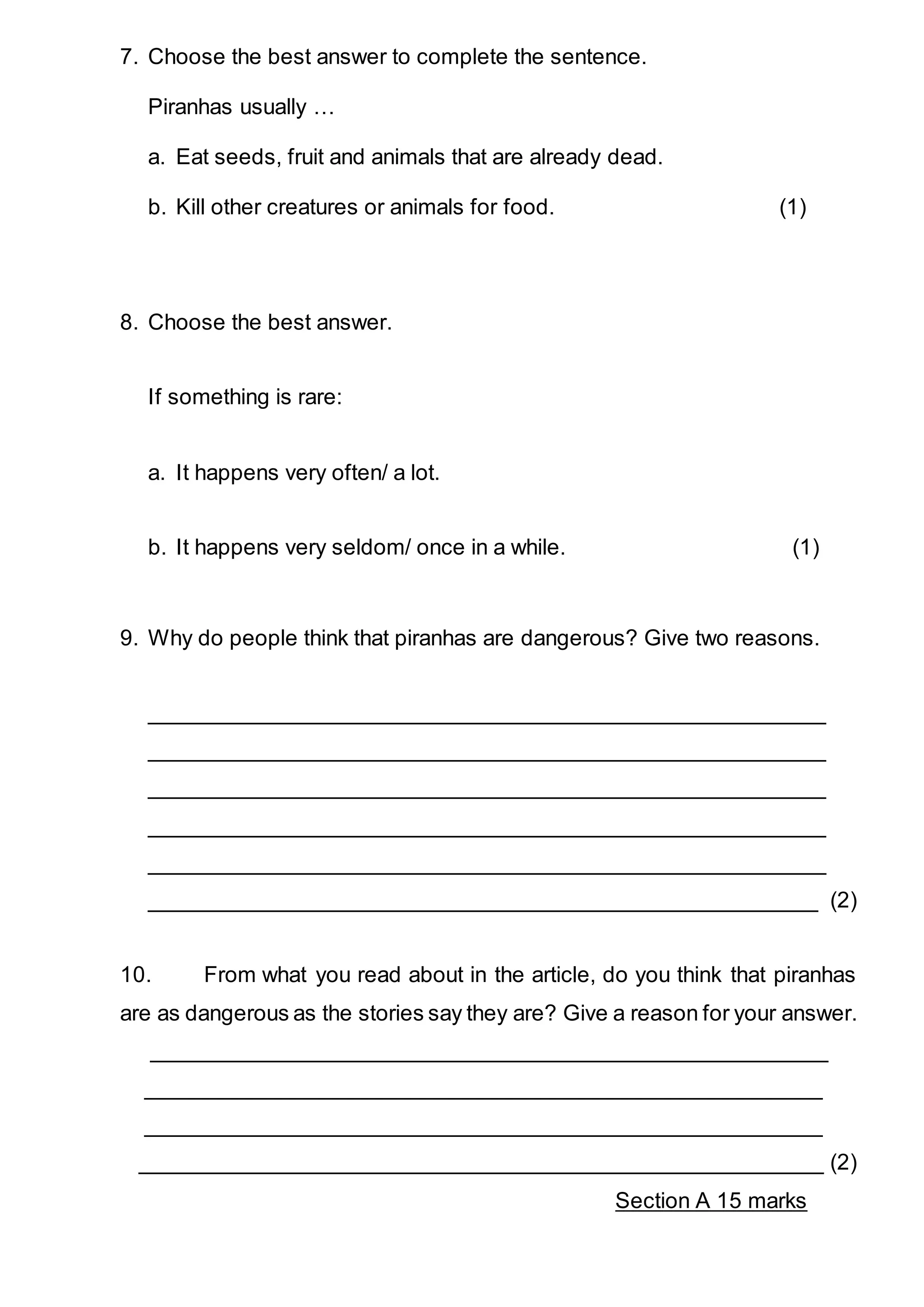 Papr 1 exam nov | DOCX